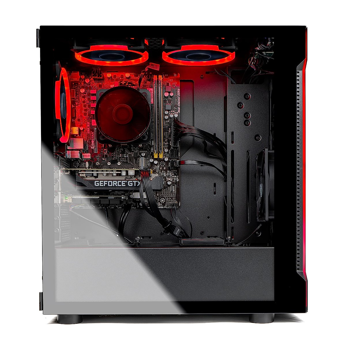 Skytech Gaming Shadow 3.0 Gaming Computer PC Desktop - Ryzen 5 3600 6-Core 3.6GHz, GTX 1660 Super 6G, 1TB SSD, 16GB DDR4 3000, AC WiFi, Windows 10 Home 64-bit, Black