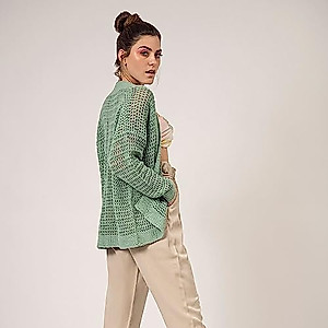 Yarn Ave Amano Awa Yarn (3.5oz/328yds/Skein) Alpaca Cotton Merino Blend Yarn,Soft Knitting Yarn for Sweater Shawl Scarf Hat Cardigan and Handcraft Projects (#1119)