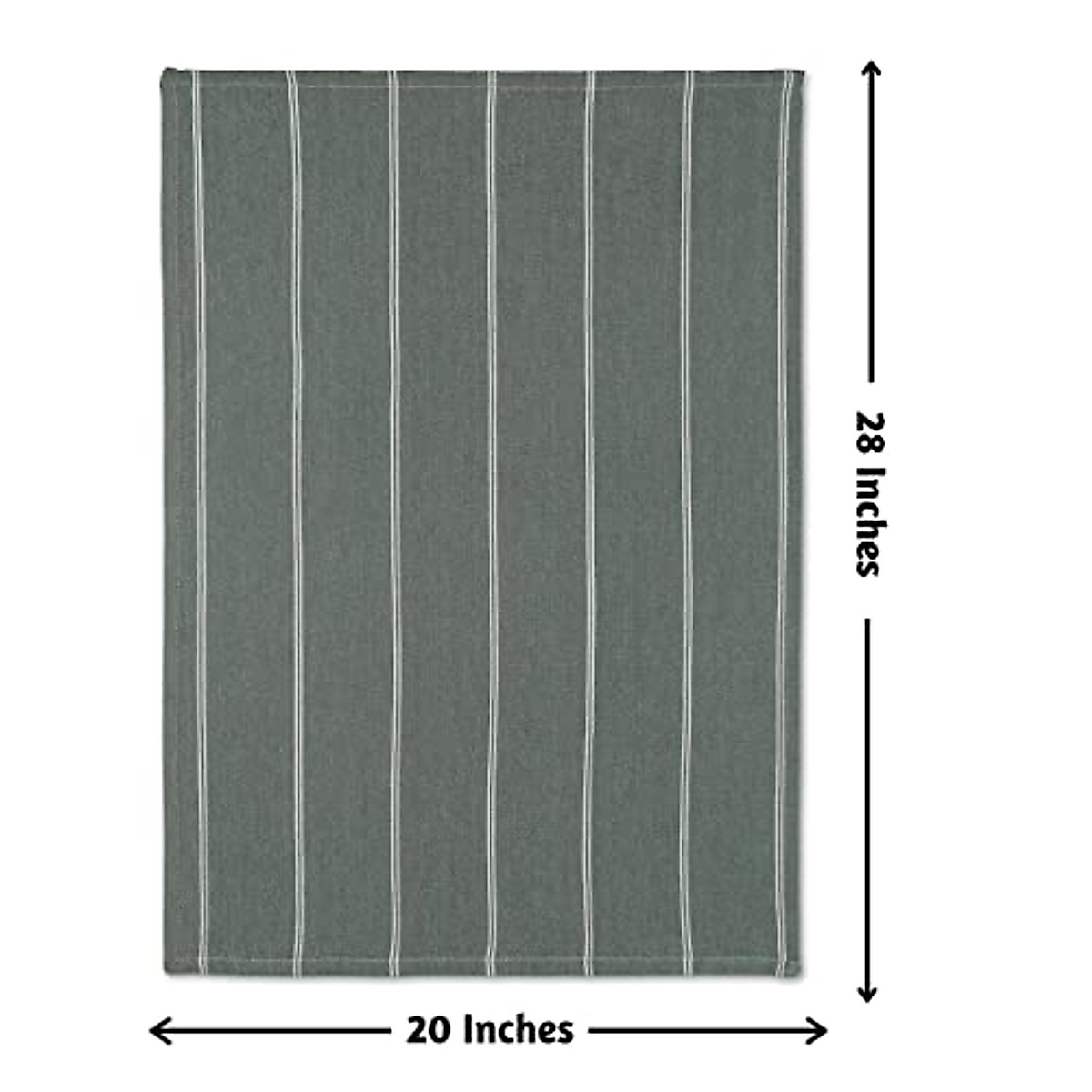 Folkulture 100% Cotton Kitchen Towels with Hanging Loop, Waffle Weave St Patricks Day Kitchen Towels and Dishcloths Sets, Hand Towels for Kitchen, 20 x 28 inches, Set of 4, (Khaki Green)