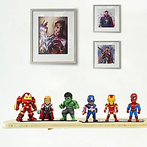 Feluxcy 6 Collectible Action Figures with Bases, 3.7-Inch ,Birthday Cake Decorations, Toys for Kids Ages 3 and Up (6 Characters)