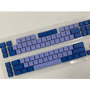 Suitable Logitech G915TKL G915 G815 Keyboard keycaps, 111 Keys. Replacement Keycaps Mechanical Gaming Keyboard… (Blue and Purple)