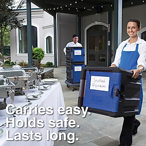 Mightylite ML300 Insulated Front-Load Pan Carrier, 4 Pan Capacity (Blue)