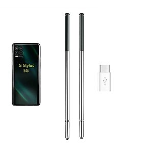 F-TECH 2PCS Pen for Moto G Stylus 5G 2021 Touch Screen Pen Replacement for Motorola Moto G Stylus 5G XT2131 Stylus Pen with Type-C Adapter (2PCS Pen/Emerald)