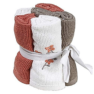 SKL Home Coral Garden Wash Cloth Set