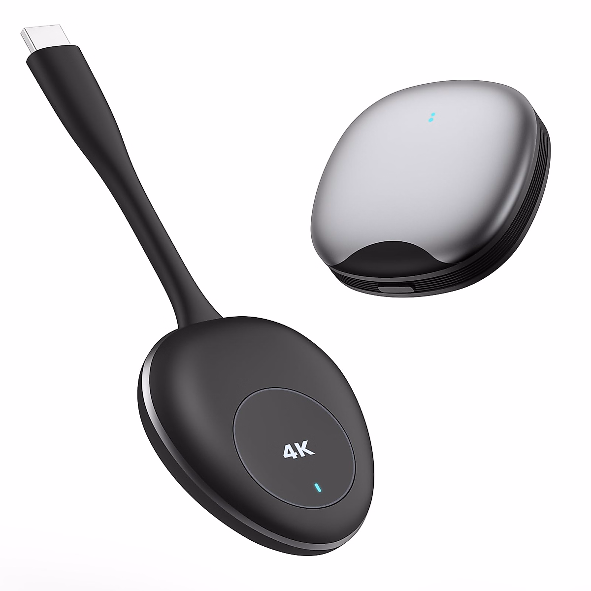 4K Ultra HD Wireless HDMI Transmitter and Receiver 4K, Support 4K@60Hz 2.4/5GHz HD Extender Converter Adapter Plug and Play Streaming Video/Audio from PC/Laptop/Smartphone to HDTV/Projector