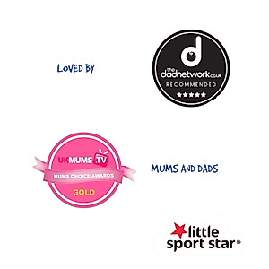 Tennis Racket | Suitable from Birth to 2 Years | Your First Tennis Racket | to Inspire and Play with | Extra Sensory Features for Babies | Part of The LITTLE SPORT STAR Baby Collection