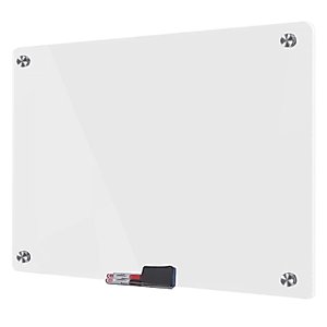 Acrylic Dry Erase Board for Wall,Frameless Design, with Dry Erase Marker and Stand, Eraser, Suitable for Office, School, Restaurant, Home. (11 * 14, Transparent)