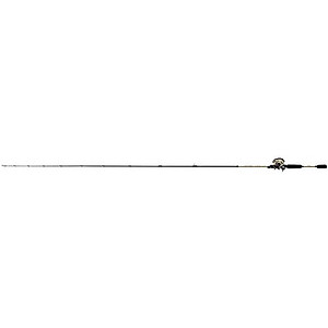 Lew's Fishing AHC1SHL610MH American Hero Camo Speed Spool Baitcasting Combo, Black, 120/12 - 31" LH 1pc. Camo