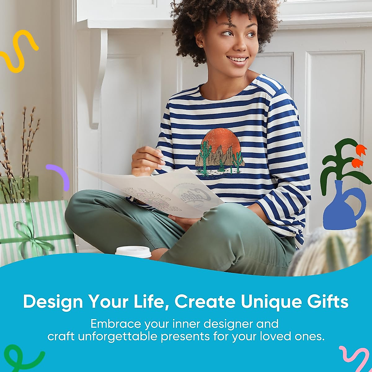 SIIHENRRY Premium DTF Transfer Film: A4 (8.3" x 11.7") 15 Sheets Matte PET Heat Transfer Paper for All DTF&DTG Printer Direct Print On T Shirts Textile