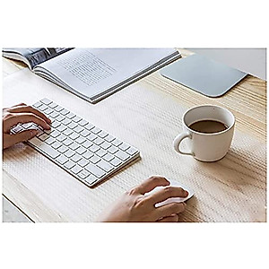 Bloss Shelf Liner Cabinet Pad Refrigerator Mat Table Mat Non Adhesive EVA Washable Drawer Liner for Kitchen Home (Clear, 17.7 ×59 Inch)