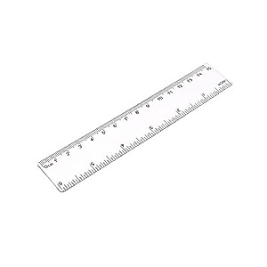 4-Piece Geometry Set, Triangle Ruler Protractor Straight Ruler, Plastic Drafting Set, Clear Geometry Kit, Drafting Ruler (1 Pack)