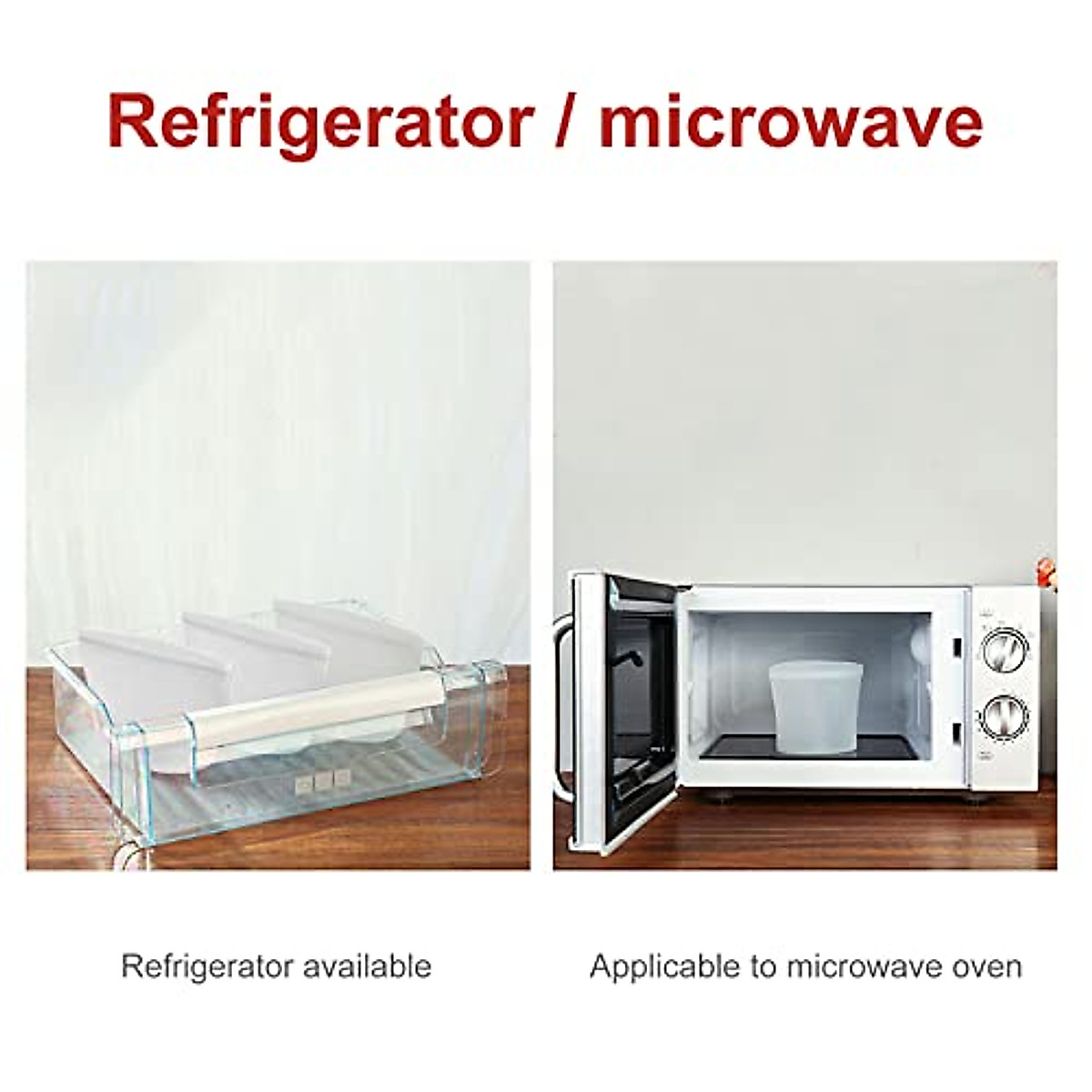 Rumtut Silicone Food Storage Bags, Reusable Storage Bags, Zipper Containers for Fruit and Vegetable Snacks 4 Pieces