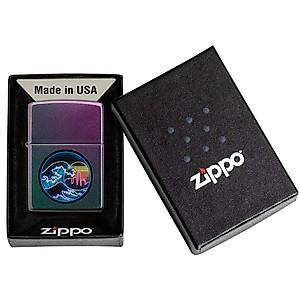 Zippo Great Vaporwave Iridescent Pocket Lighter, one Size