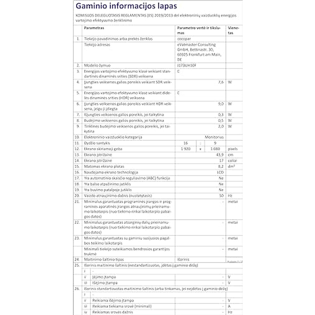 cocopar Portable Monitor 4K - 17.3 Inch UHD FreeSync HDR IPS 130% sRGB 3840x2160 Lightweight Eye Care Computer Display with Type-C Mini DP HDMI for Xbox PS4/5 Switch Laptop PC Mac, with Smart Case