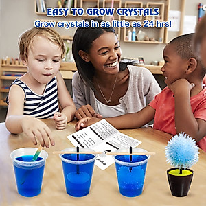 Crystal Growing Kit, STEM Projects for Kids Ages 8-12, Exciting Science Kits for Kids, DIY Educational Science Experiments Lab Specimens Toys Gifts for 7 8 9 10 Year Old Boys and Girls
