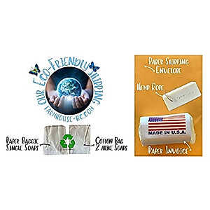 Organic, Vegan-friendly, All Natural, Zero Waste Multi-Purpose Dish Cleaning Soap - Unscented