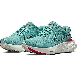 Nike Women's ZoomX Invincible Run FK 2 (Washed Teal/Pink Prime/Barely, us_Footwear_Size_System, Adult, Women, Numeric, Medium, Numeric_8_Point_5)