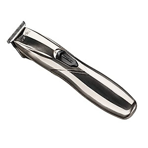 Andis 32400 Slimline Pro Cord/Cordless Beard Trimmer, Lithium Ion T-blade Trimmer, Close Cutting T-Blade Zero Gapped, Chrome