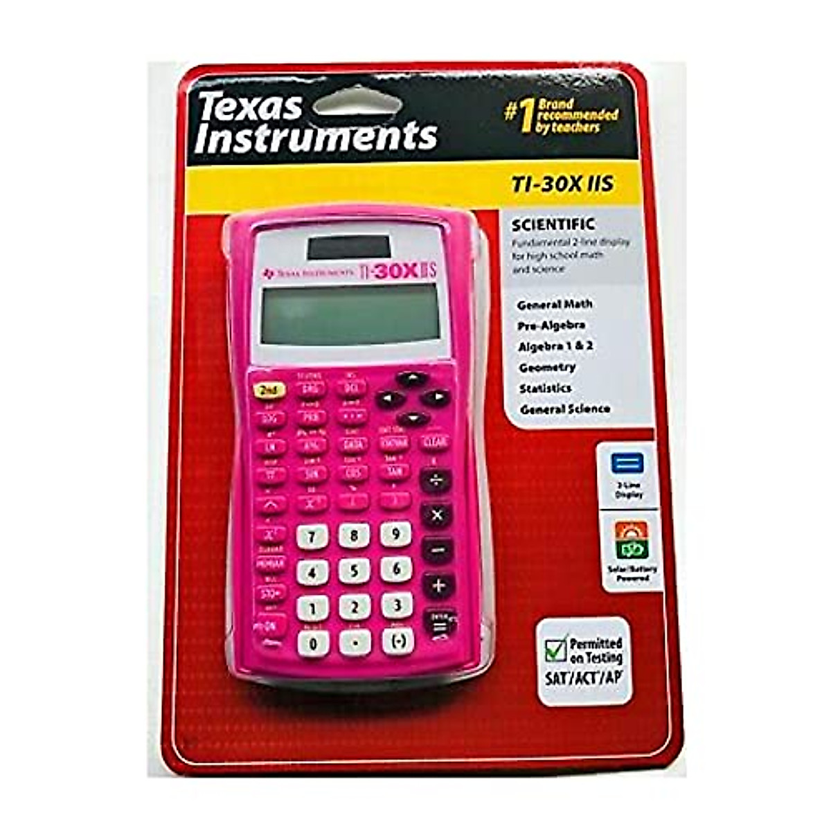 Texas Instrument TI-30X IIS Scientific Calculator Rose Pink Color