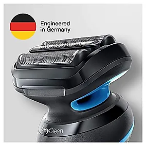Braun Electric Razor for Men, Series 5 5018s Electric Foil Shaver with Precision Beard Trimmer, Rechargeable, Wet & Dry with EasyClean