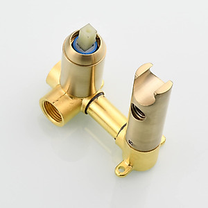 Handheld Bidet Toilet Sprayer,Brushed Gold Bidet Sprayer for Toilet Hot And Cold Water,304 Stainless Steel Baby Cloth Diaper Sprayer Kit for Cleaning