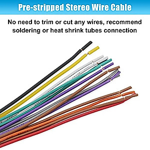 Radio Wiring Harness Replacement Replacement for Honda Civic Accord CRV CRZ Odyssey Fit Pilot Crosstour Ridgeline Car Stereo Wire Harness Power Speaker Adapter