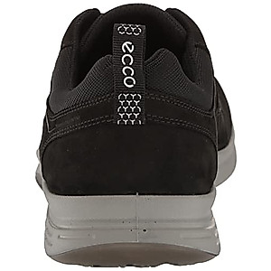 ECCO Men's Exceed Walking Sneaker Hiking Shoe, Black/Black Nubuck, 10-10.5