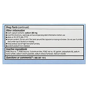 Equate Omeprazole and Sodium Bicarbonate Capsules, 20 mg/1100 mg, Acid Reducer, 42 Count Plus Luall Fridge Magnet