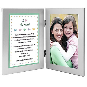 Birthday Gift for Aunt, Sweet Poem from Niece or Nephew, Add 4x6 Inch Photo