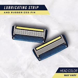 SWIPE Premium Men's 6-Blade Razor Kit (Flex Head Handle + 24 Refills)