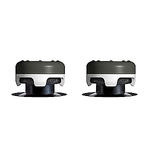 KontrolFreek CQC Classic for Playstation 4 (PS4) and Playstation 5 (PS5) Controller | Performance Thumbsticks | 2 Mid-Rise Concave | Gray/White