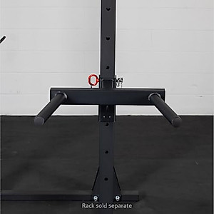 Titan Fitness X-3 Series Y-Dip Bar, Rack Mounted Dip Attachment, 550 LB Capacity, Fits 3â€ x 3â€ Tubular Steel