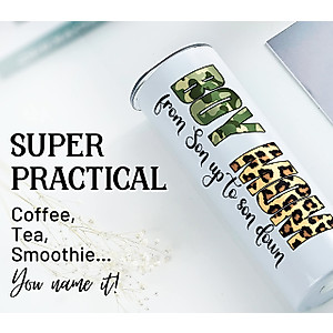 Onebttl Boy Mom Gifts for Women on Mothers' Day, Birthday, Christmas - Boy Mom Tumbler From Son Up To Son Down - for Mom of Boys from Friends, Husbands - 20oz Stainless Steel Mug with Lid and Straw