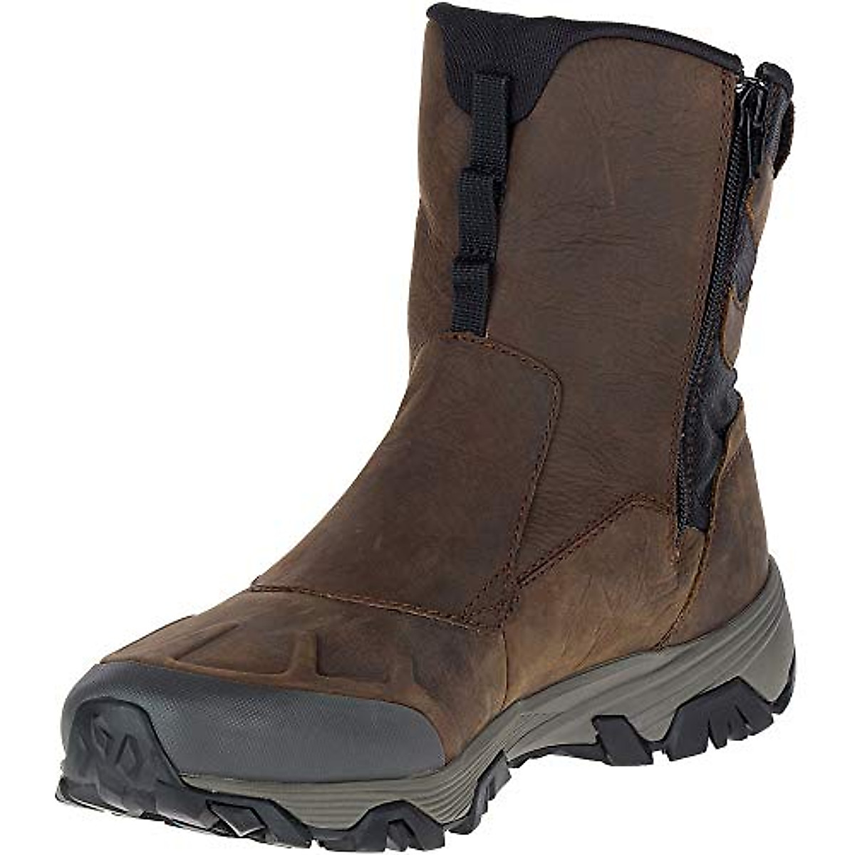 Merrell Men's COLDPACK ICE+ 8" Zip Polar Waterproof Snow Boot, Copper Mountain, 12 M US