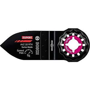 Bosch 1x Expert AVZ 32 RT4 Sanding Fingers (for Paint on Wood, Laminate, Width 32 mm, Professional Accessory Multitool)