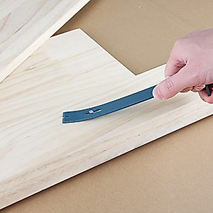 SN-KNIFE 2pc 7-1/4" & 9-1/4 Flat Pry bar, Teardrop Nail Puller,High-Carbon Steel,Gray