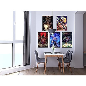 The Owl House Poster A Set of 5 Posters Movie Poster Tv Show Aesthetics 5 Piece Set 8x12IN Prints Unframed Set of 5