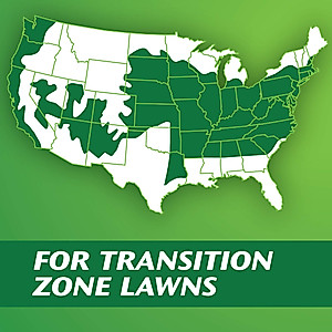 Scotts Turf Builder Grass Seed Tall Fescue Mix Grows Deep Roots for a Durable, Livable Lawn Resistant to Heat, Drought, 3lb.