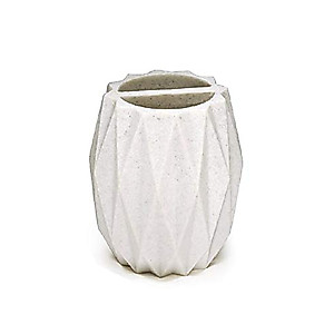 KRALIX Bathroom Accessories Set, 4 Pcs Resin Gift Decor Set Toothbrush Holder, soap Dispenser, Toothbrush Cup, soap Dish, Tumbler Straw Set Bathroom