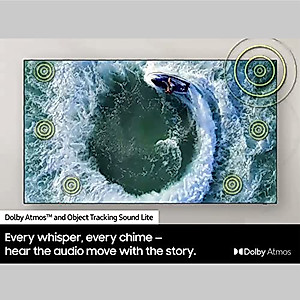 SAMSUNG QN55S90CAFXZA 55 Inch 4K OLED Smart TV with AI Upscaling with a LL11-B1 Super Slim Fixed-Position Wall Mount for 40" - 85" TVs (2023)(USED)