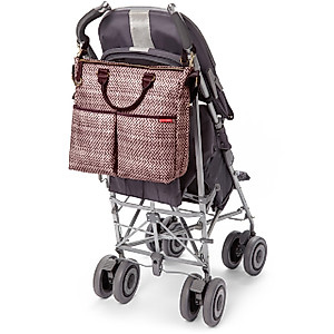 Skip Hop Duo Special Edition Diaper Bag, Plum Sketch (Discontinued by Manufacturer)
