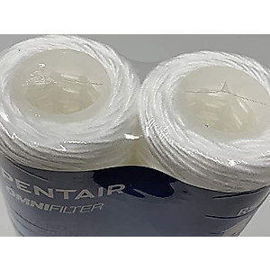 OMNIFilter RS-2 Standard Omni RS 2 Whole House Replacement Under Sink Water Filter RS2 Twin Pack (Package of 2 Filters) RS2 Sediment Water Filter Replacement String Wound Water Filter