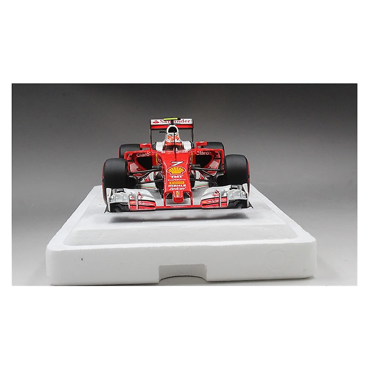 QCHIAN Die-cast Alloy car Model for F1 Formula One BBR 1: 18 Ferrari Kimi Raikkonen 2016 SF16-H Vettel 5# for Friends and Family (Color : C)