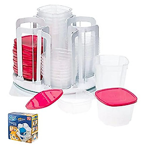 Smart Spin N Store 49 Piece Food Storage Set