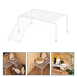 Zerodeko Chick Perch Chick Toys Chicken Coop Rest Platform Coop Brooder Roosting Bed Chicken Wooden Jungle for Large Birds Hens Parrots Macaw Cage