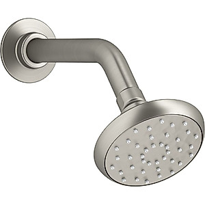 KOHLER K-72422-BN Awaken B90 Single-Function 1.5 GPM Showerhead, Vibrant Brushed Nickel