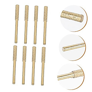 Yardwe 8 Pcs Chainsaw File Chain Tool Home Tools Electric Sharpener Burr Grinding Home Sharpener Diamond Abrasive Deburring Sharpener Practical Diamond Sharpener Sharpening Diamond Tool