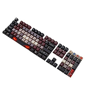 YBEST, YIFAN 108Pcs PBT Dye-sub OEM Profile Keycaps Set for 61648796104 Customized Gaming Mechanical Keyboard - Ninetales