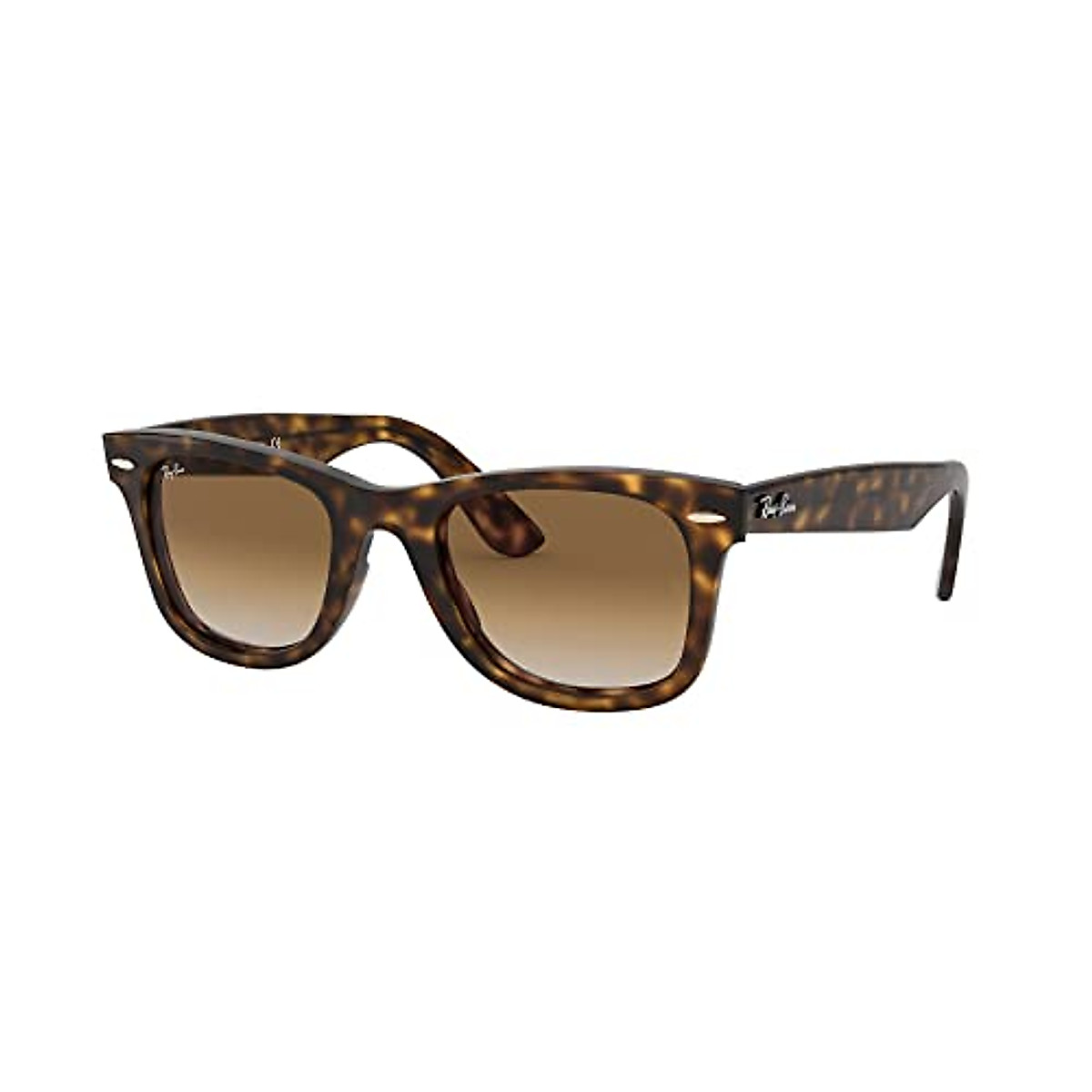 Ray-Ban Rb4340 Wayfarer Ease Square Sunglasses, Light Havana/Clear Gradient Brown, 50 mm