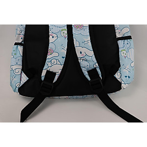 IXUNFOC Cartoon Backpack, Anime Backpack Large Capacity Durable Backpack Reusable Suitable for Ladies Women Work Travel (Blue) Ateomnza